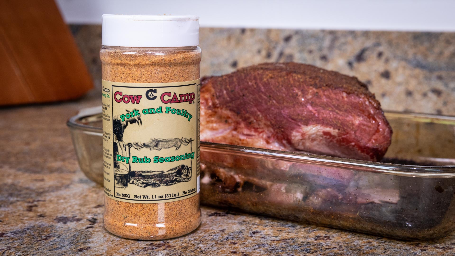Pork and Poultry Dry Rub 11oz. | Cow Camp